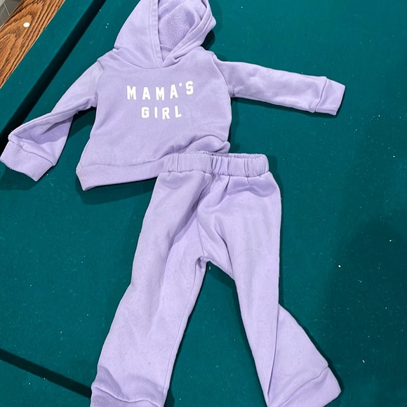 SHEIN | Matching Sets | Mamas Girl Purple Matching Sweatsuit Size 86 ...